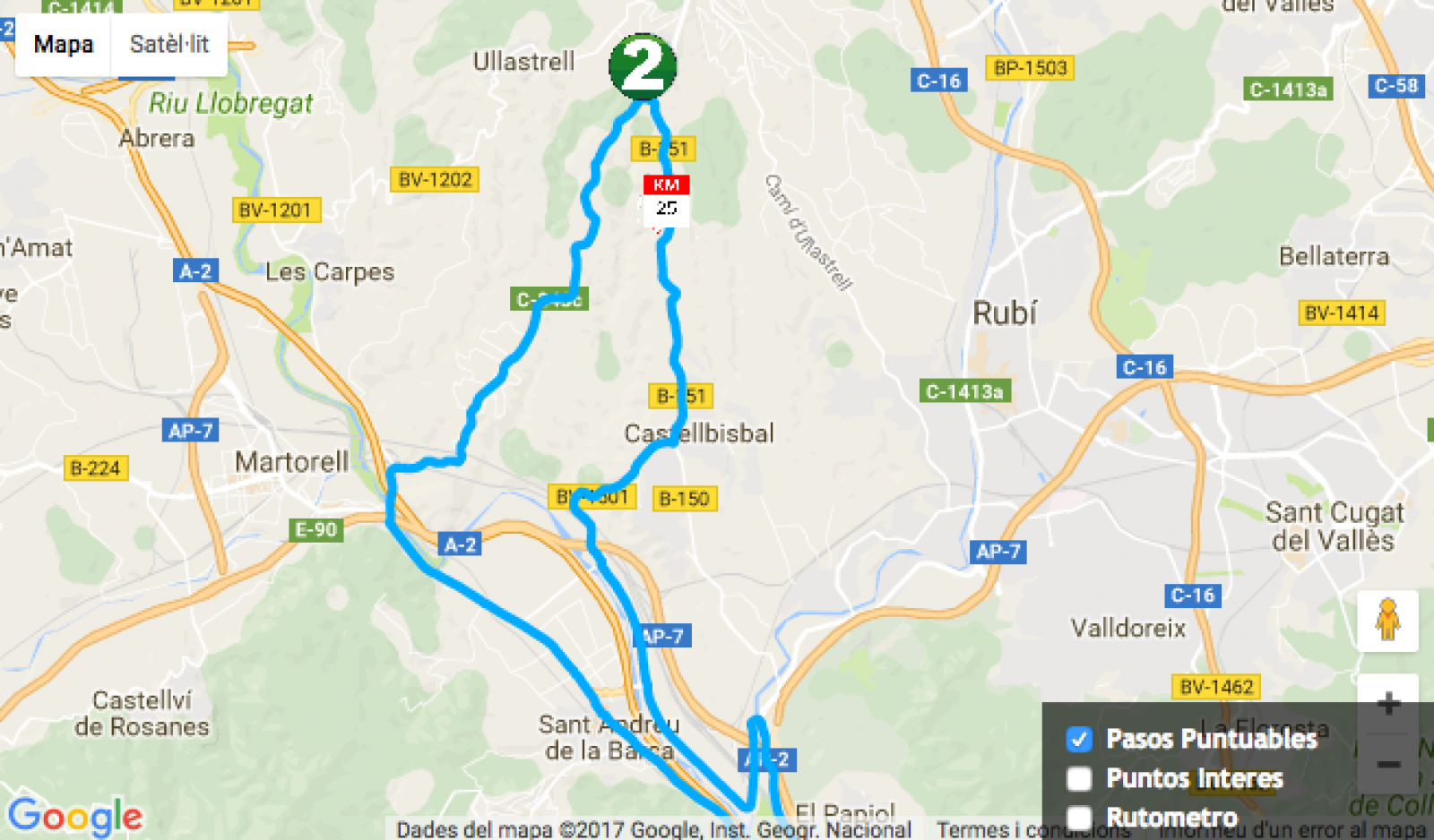 La Volta Ciclista a Catalunya passa per Ullastrell i Castellbisbal