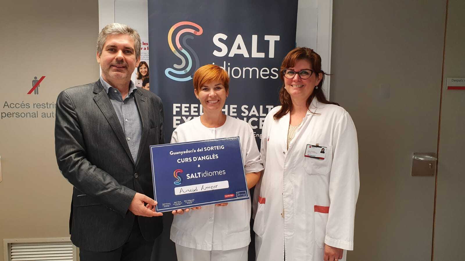 Ja hi ha guanyadora del curs d’anglès sortejat pel Banc de Sang de Terrassa