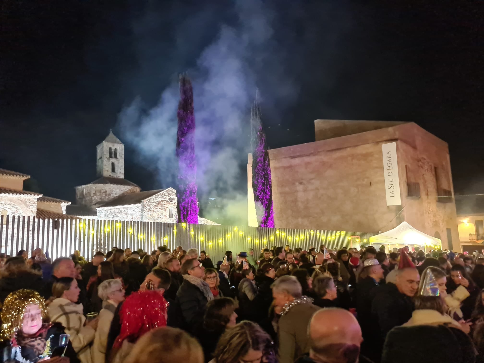 FOTOGALERIA Festa de Cap d’Any a la Seu d’Ègara