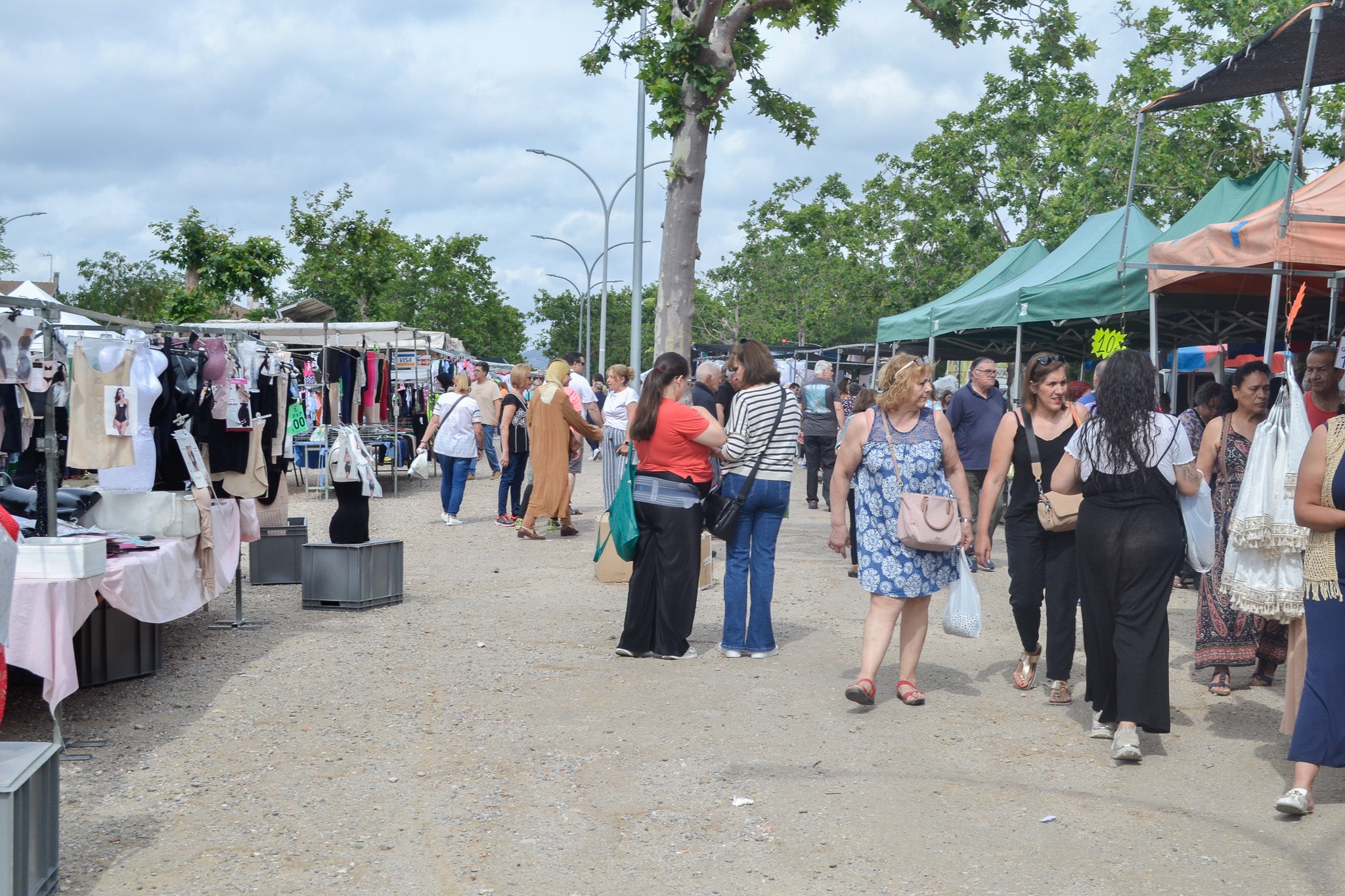 Fiesta Nacional con Mercadal en la avenida de Béjar