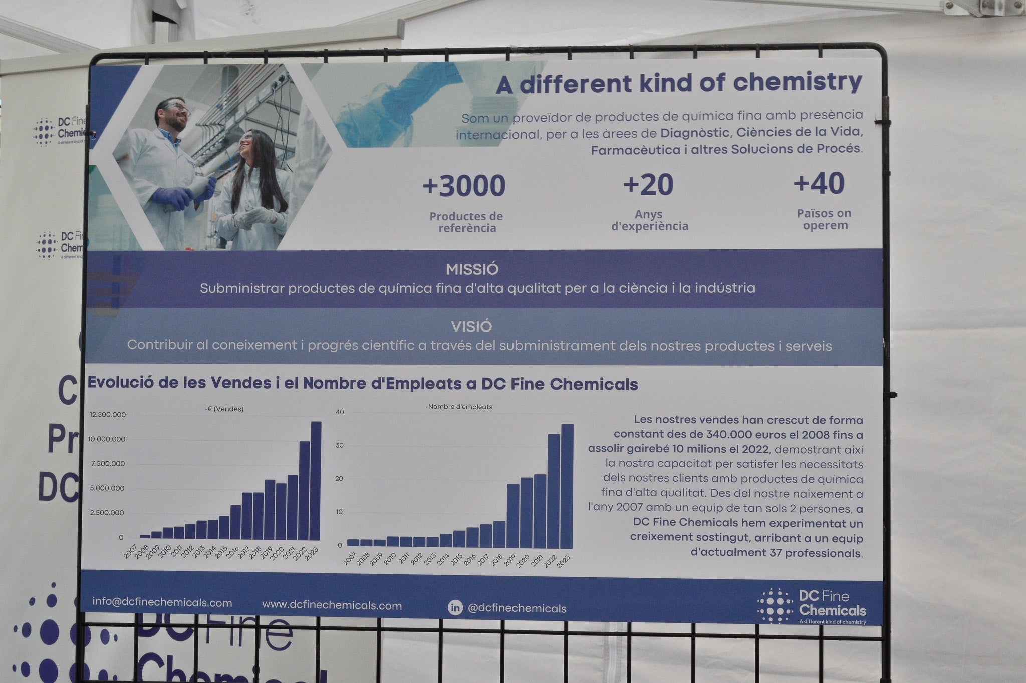 FOTOGALERIA | Col·locació de la primera pedra de DC Fine Chemicals a ...