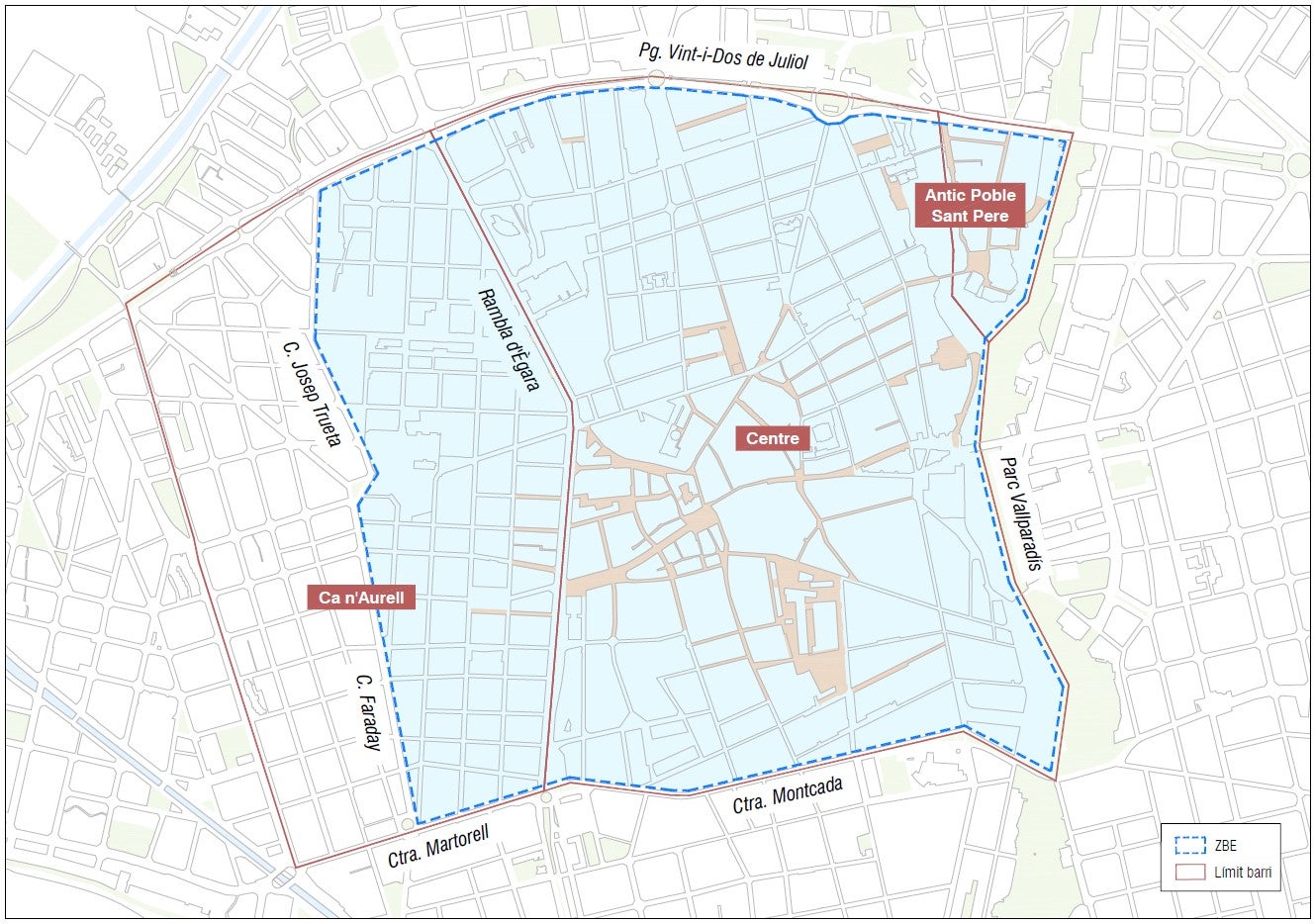 Nova ZBE a Terrassa: vehicles afectats i horaris